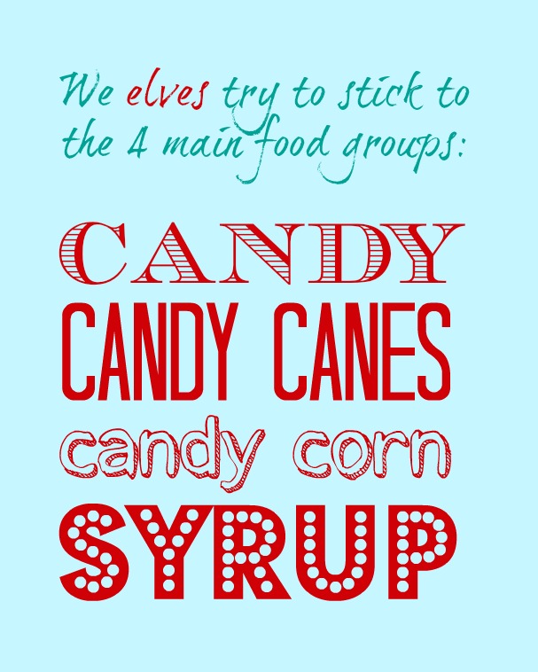 Elves Food Groups Printable Organize And Decorate Everything