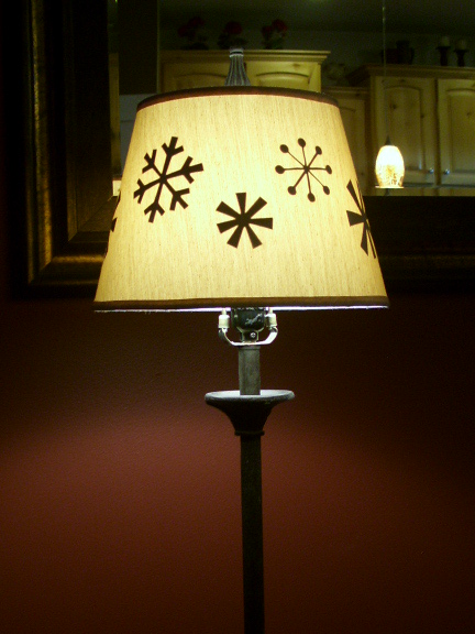 Snowflake Lampshades - Organize and Decorate Everything