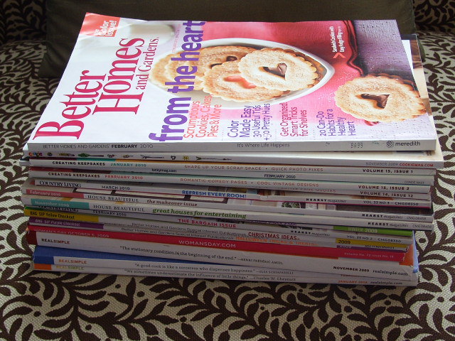 Conquer Magazine Clutter - Organize and Decorate Everything