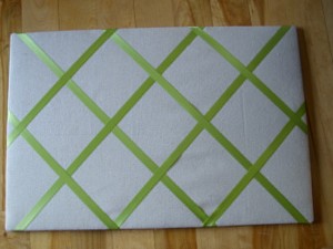 Ribbon Memo Board - Organize and Decorate Everything