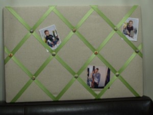 Ribbon Memo Board - Organize and Decorate Everything