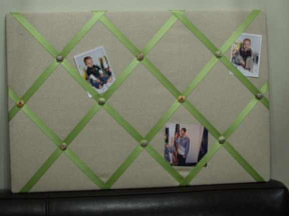 Ribbon Memo Board - Organize and Decorate Everything