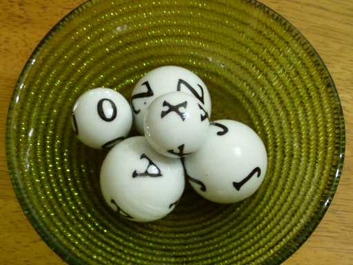 Decorative Letter Balls - Organize and Decorate Everything