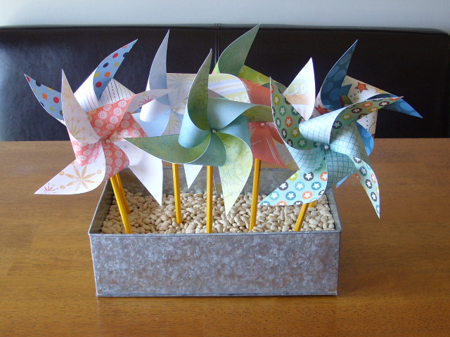 Making Pin Wheels With The Kids - Organize and Decorate Everything