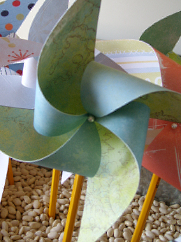 Making Pin Wheels With The Kids - Organize and Decorate Everything