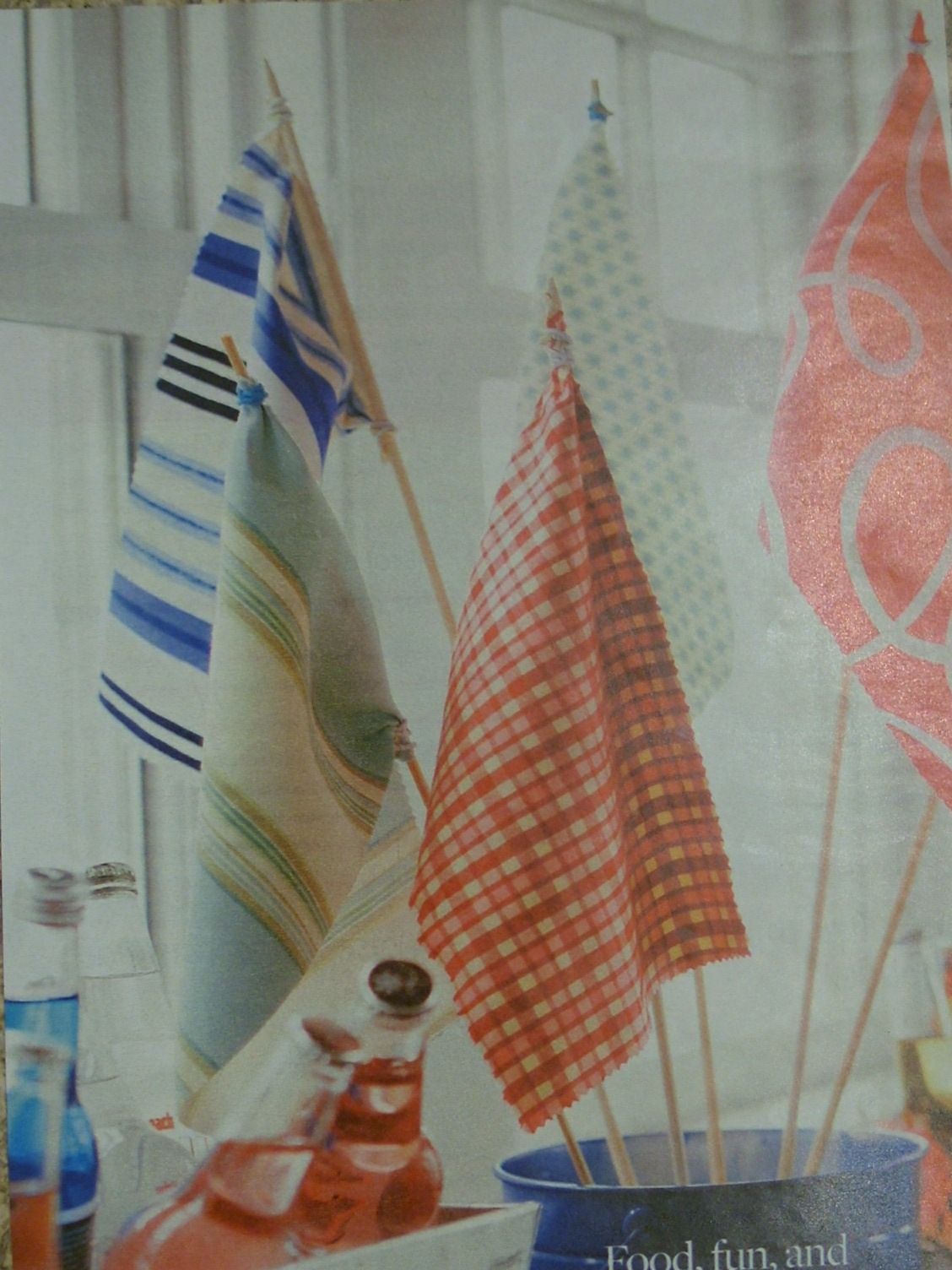 Easy Decorative Flags for the 4th - Organize and Decorate Everything