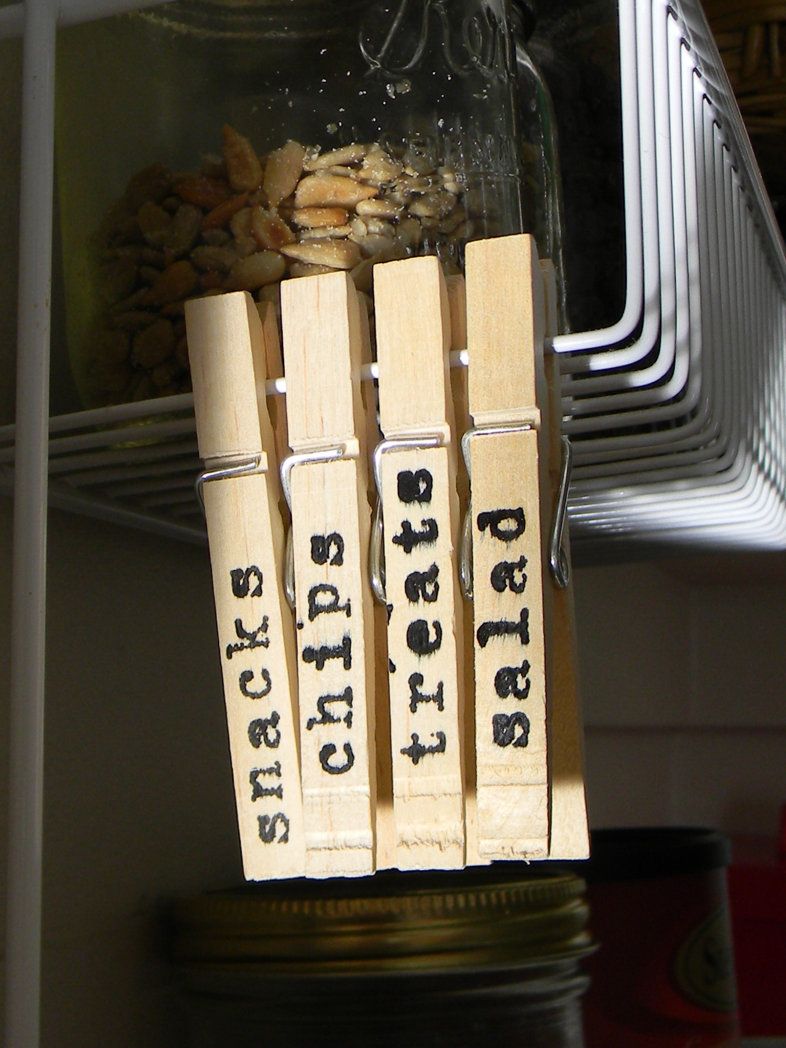 Stamped Clothespins - Organize and Decorate Everything
