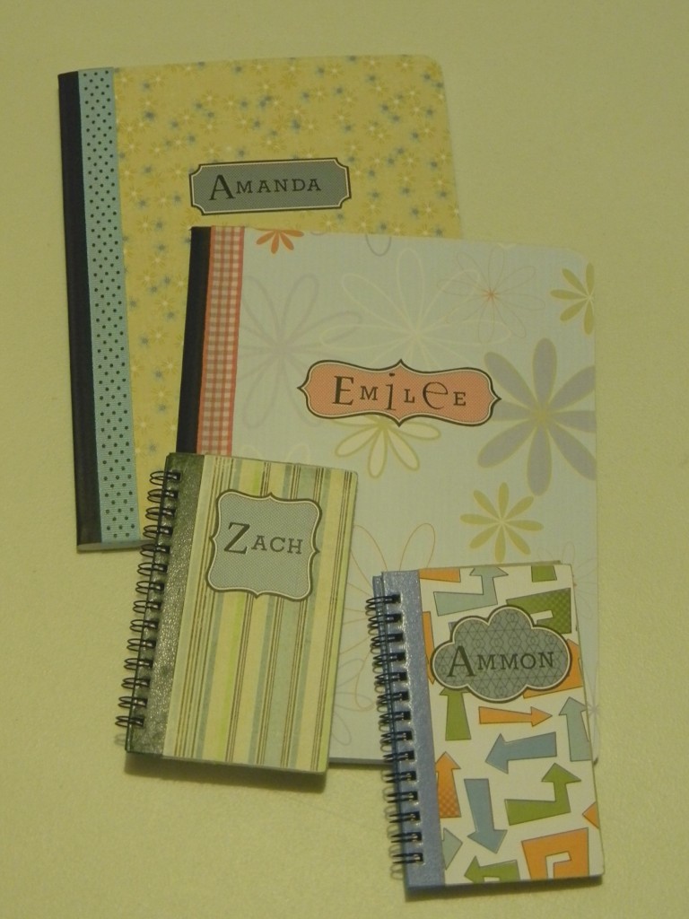 Decorative Paper Covered Notebooks - Organize and Decorate Everything