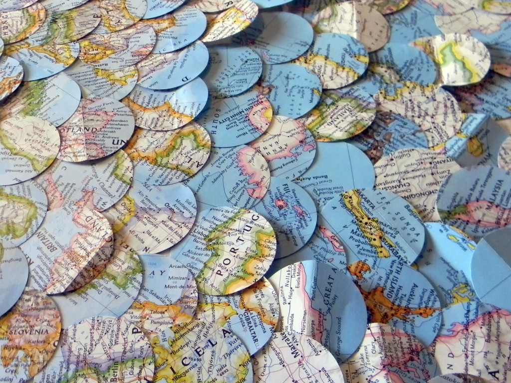 Map Garland - Organize and Decorate Everything