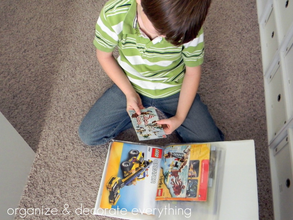 Lego Instruction Binder - Organize and Decorate Everything