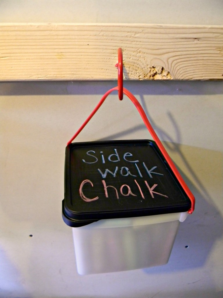 Quick Tip #17 - Sidewalk Chalk Container - Organize and Decorate Everything