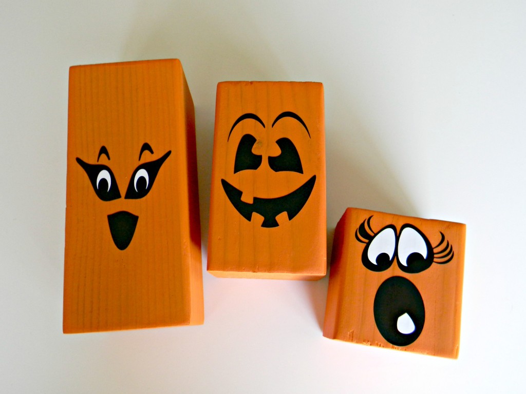 4x4 2-Sided Pumpkins - Organize and Decorate Everything
