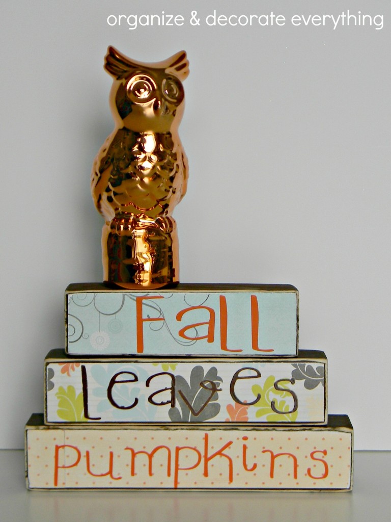 Fall Mini Stacker - Organize and Decorate Everything