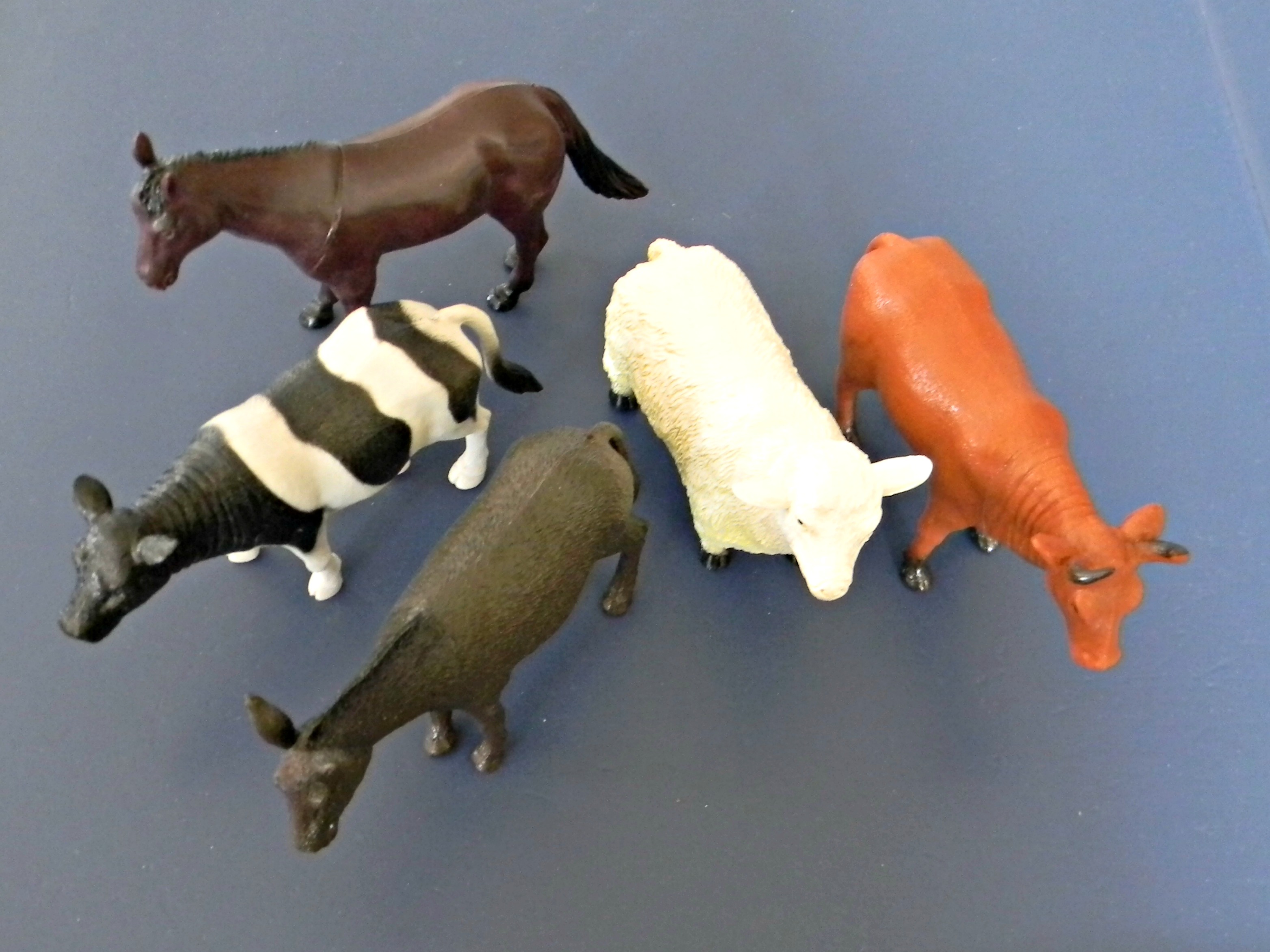 painted farm animal place cards - Organize and Decorate Everything