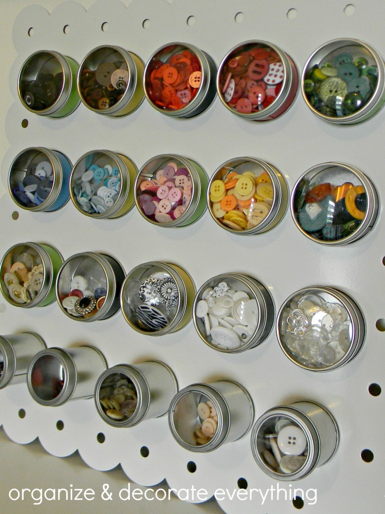 Button Organizing - Organize and Decorate Everything