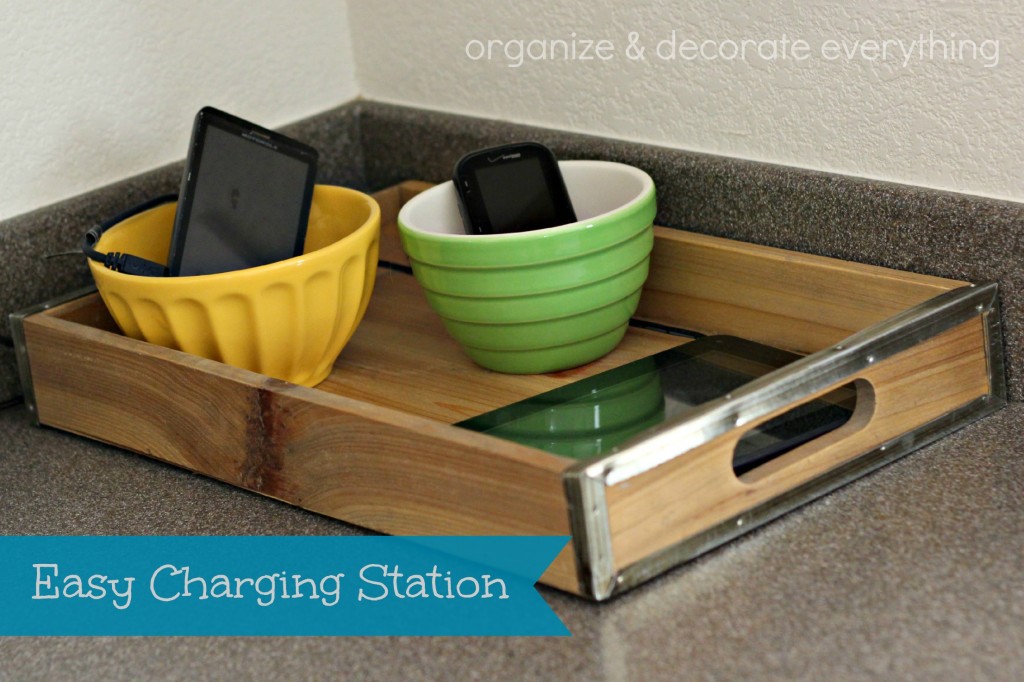 Easy Charging Station - Organize and Decorate Everything