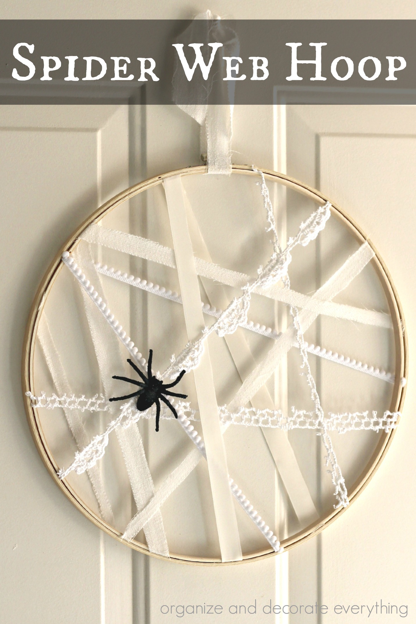Spider Web Hoop - Organize and Decorate Everything