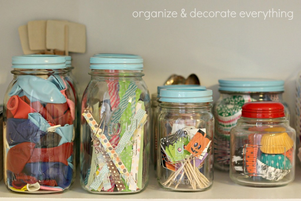 31 Days of Getting Organized (Using What You Have) - Day 3: Jars in the ...