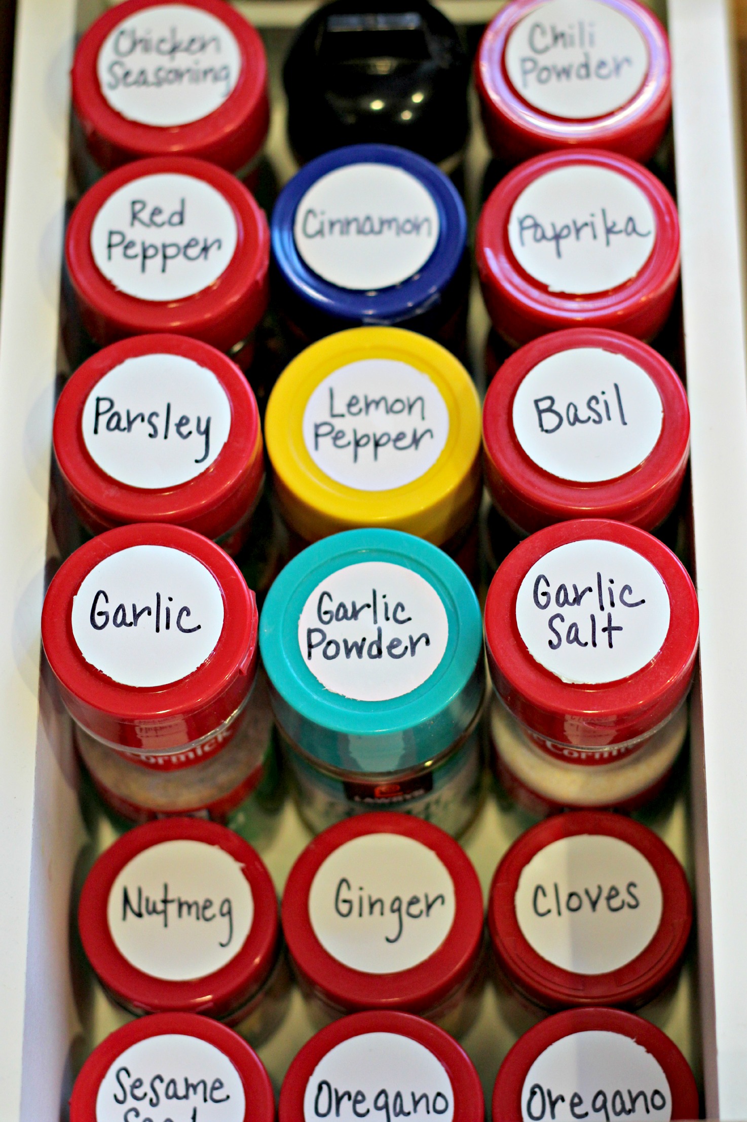 Easy Spice Labels - Organize and Decorate Everything