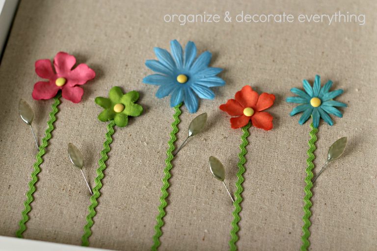 Shadow Box Flower Garden - Organize and Decorate Everything