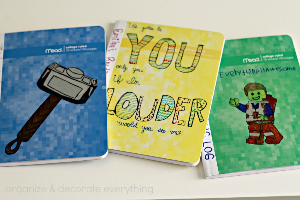 Make Reading Log Books with Sharpie - Organize and Decorate Everything