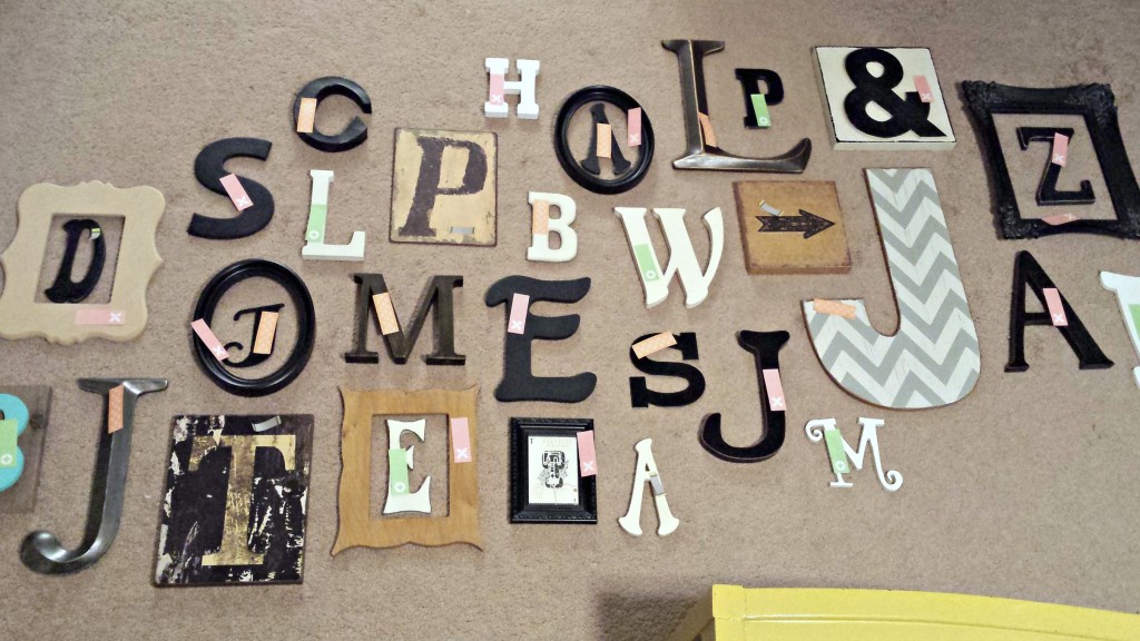 Updated Family Letter Wall.1 - Organize and Decorate Everything