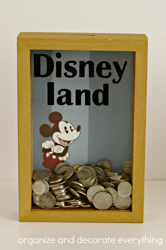 Disney Shadow Box Savings Bank - Organize and Decorate Everything