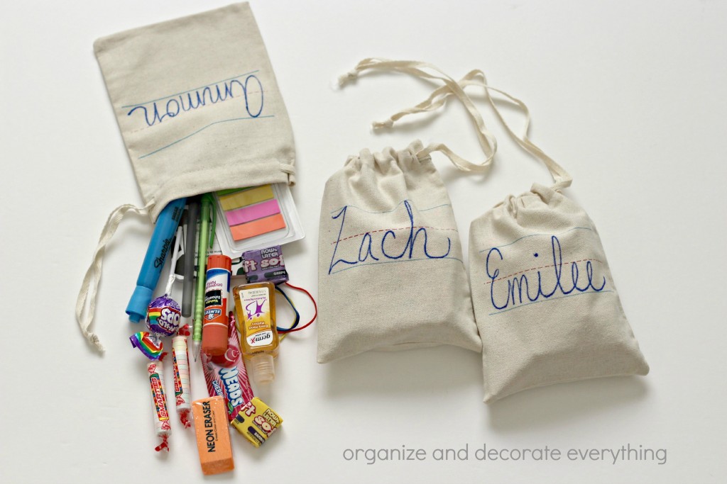Back to School Gift Bags for Kids - Organize and Decorate Everything