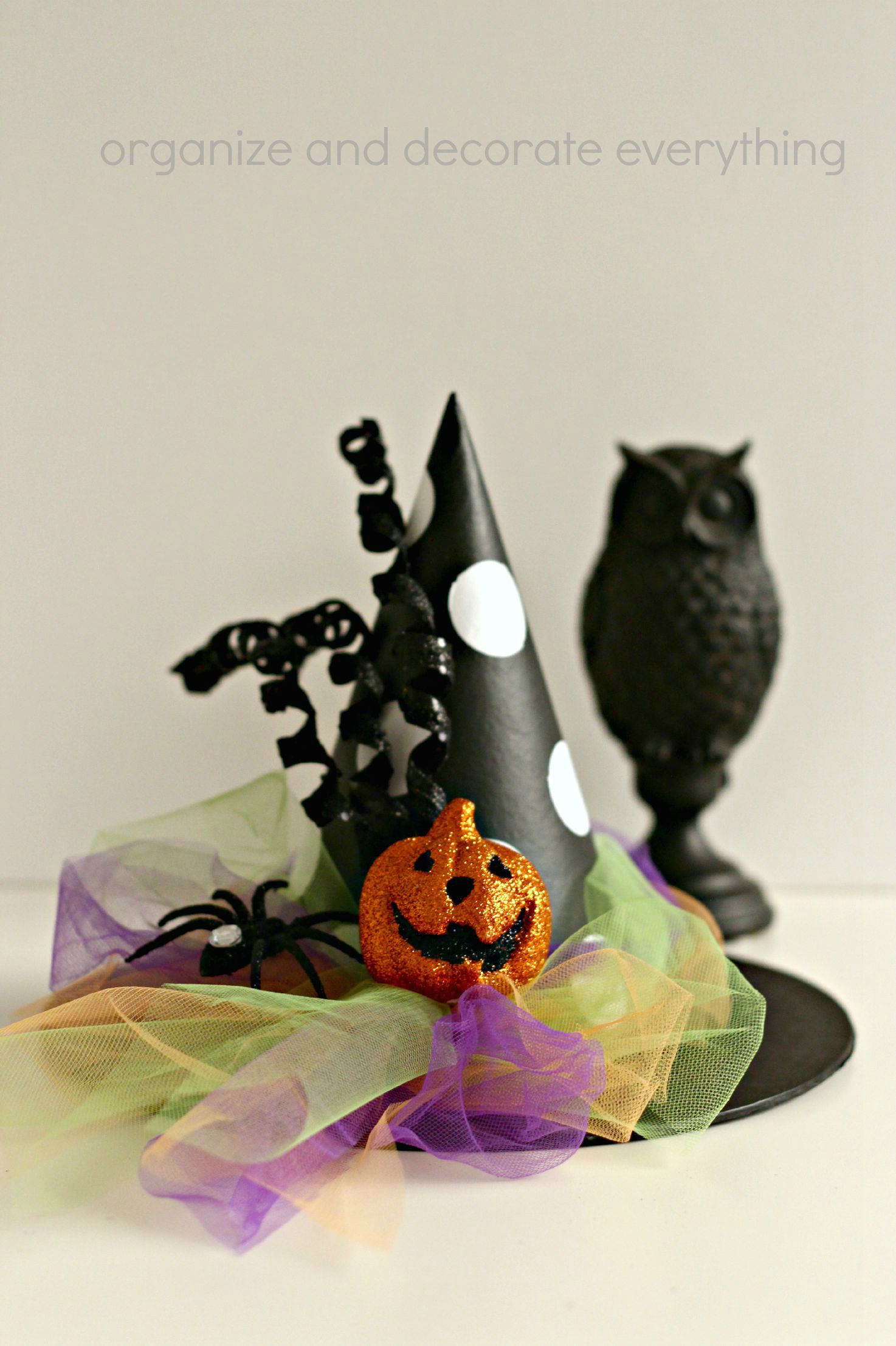 Halloween Witches Hat - Organize and Decorate Everything