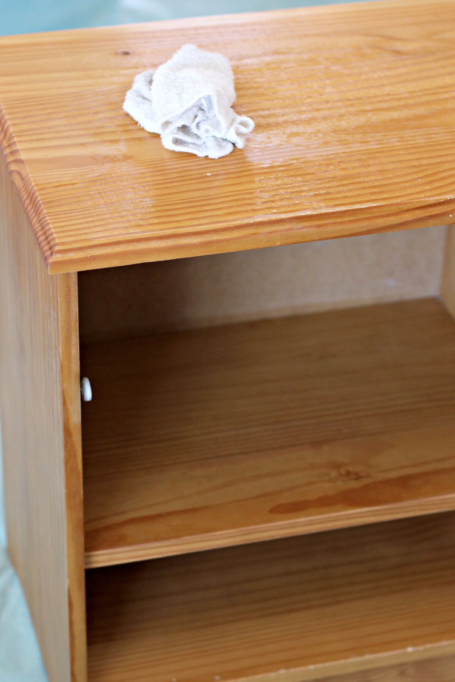 Updated Night Stand clean - Organize and Decorate Everything