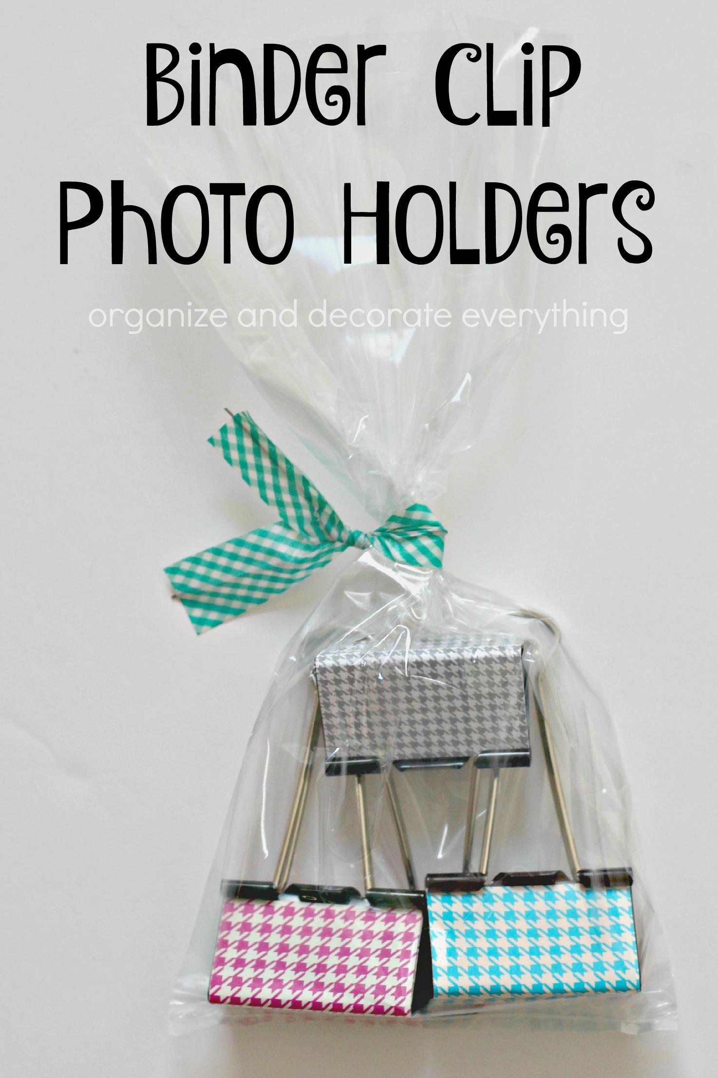 Binder Clip Photo Holders - Organize and Decorate Everything