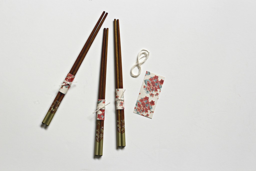 Easy to Make Chop Stick Wraps - Organize and Decorate Everything