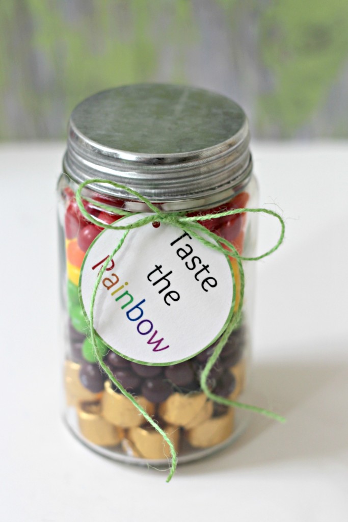 St. Patrick's Day Rainbow Candy Jars - Organize and Decorate Everything