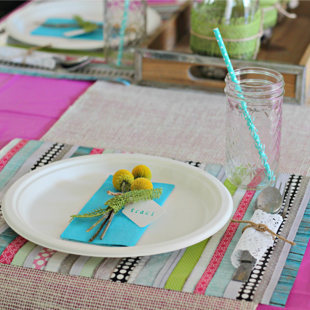 DIY Spring Brunch Tablescape - Organize and Decorate Everything