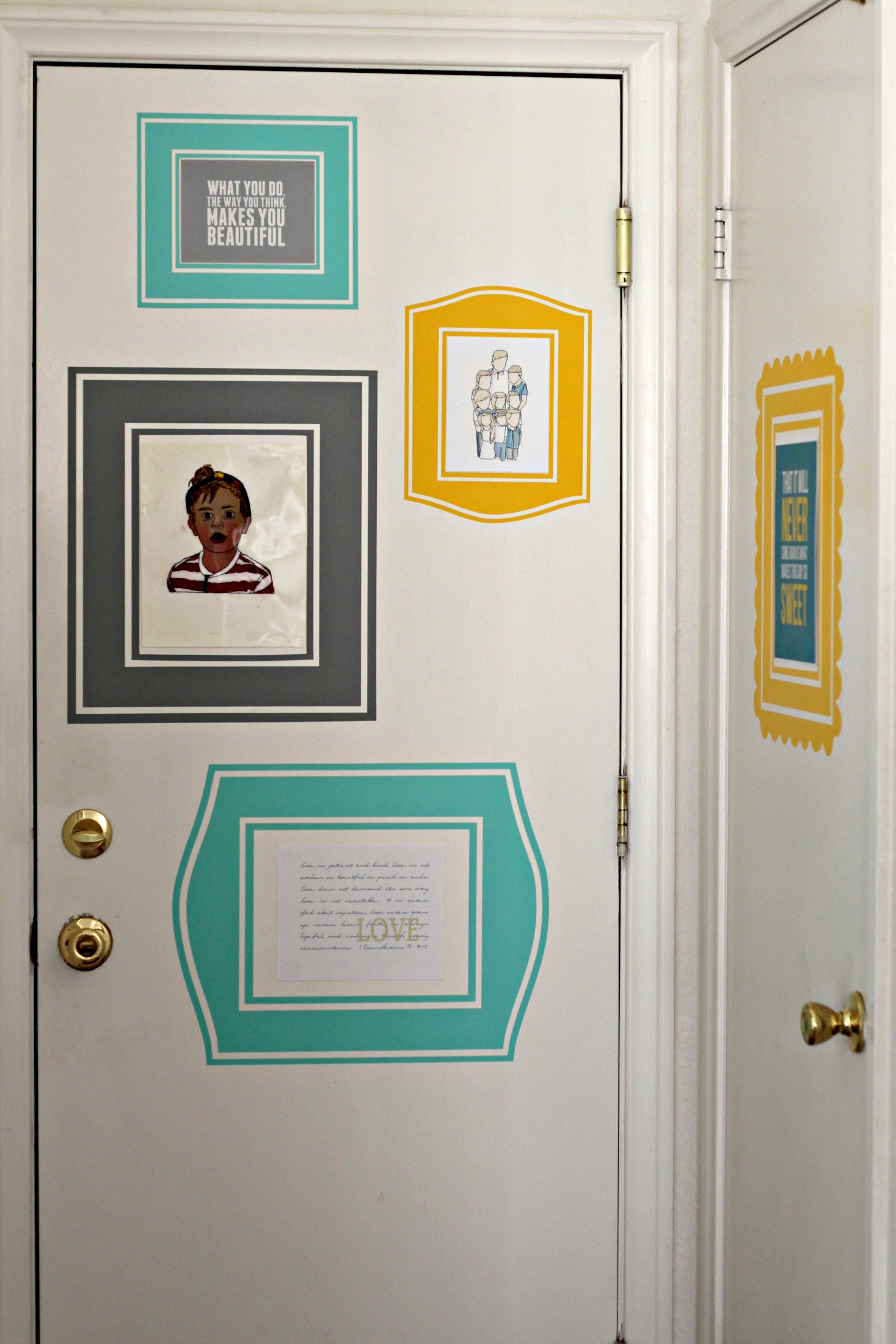 Add Personality to your Home with Vinyl Wall Decals - Organize and ...
