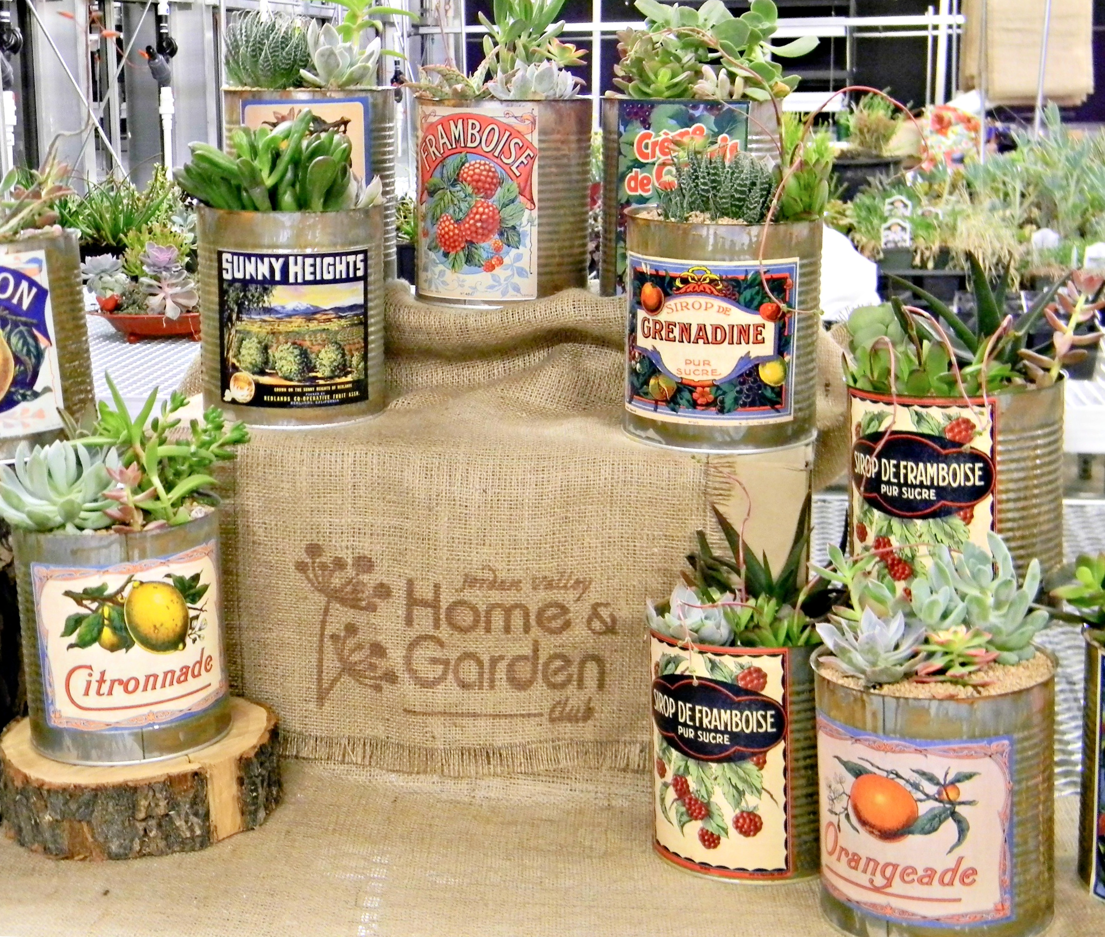 vintage cans display - Organize and Decorate Everything