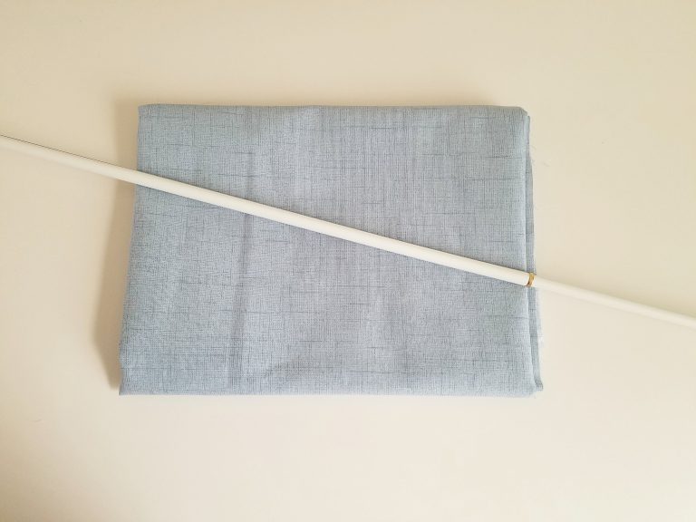 Craft Table Curtain for Hidden Storage - Organize and Decorate Everything