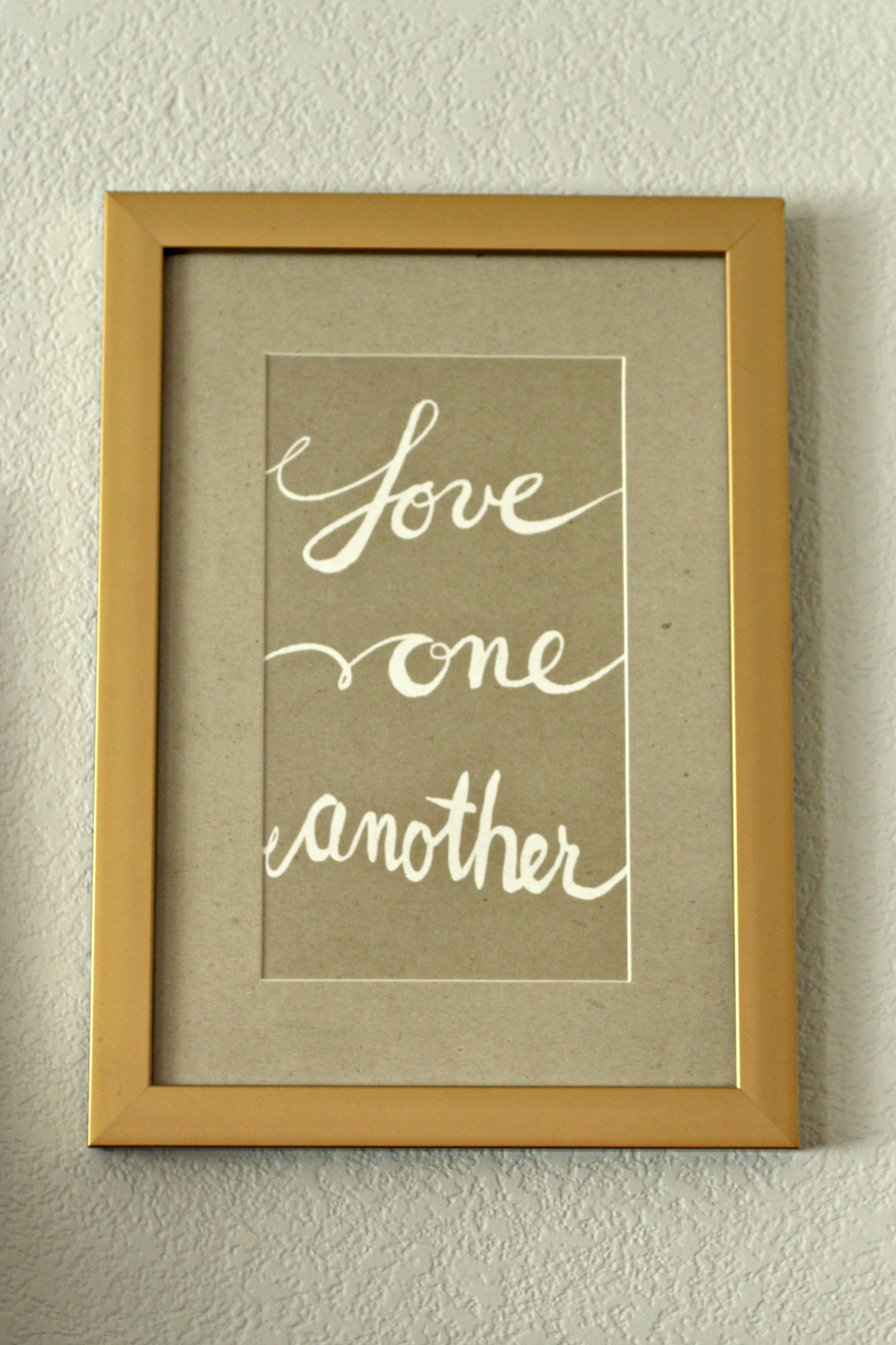 Love One Another Valentine's Day Mantel - Organize and Decorate Everything